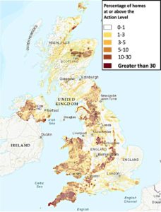 Where radon is found - Radonova.co.uk